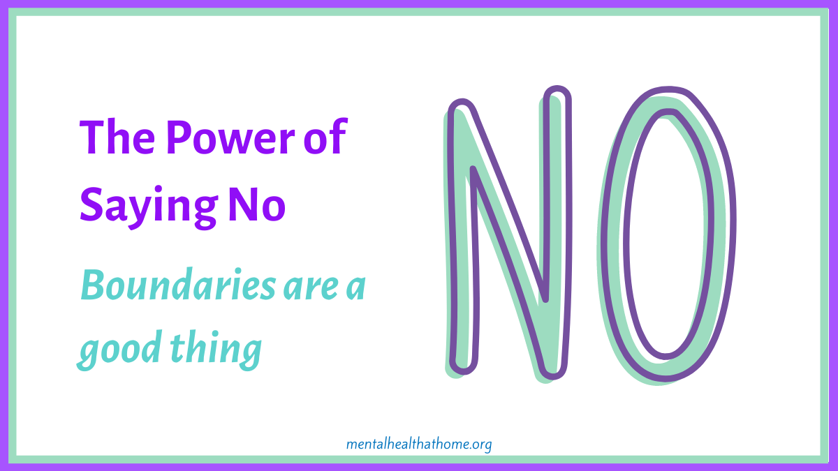 The Power of Saying No to Shoulds - Mental Health @ Home